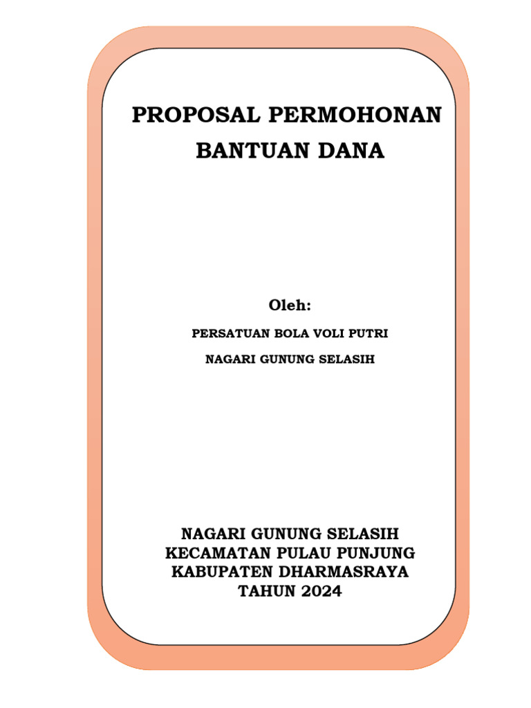 Proposal Voli Oke | PDF