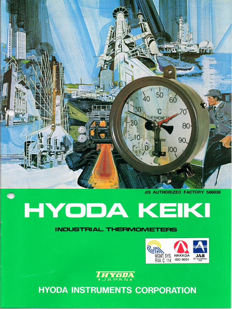 Industrial Thermometer Catalog - Hyoda (Japan) | PDF