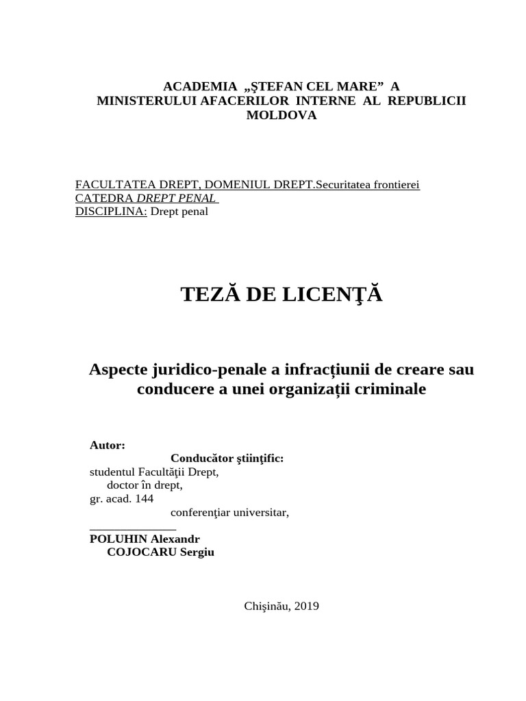 Teza de Licenta | PDF