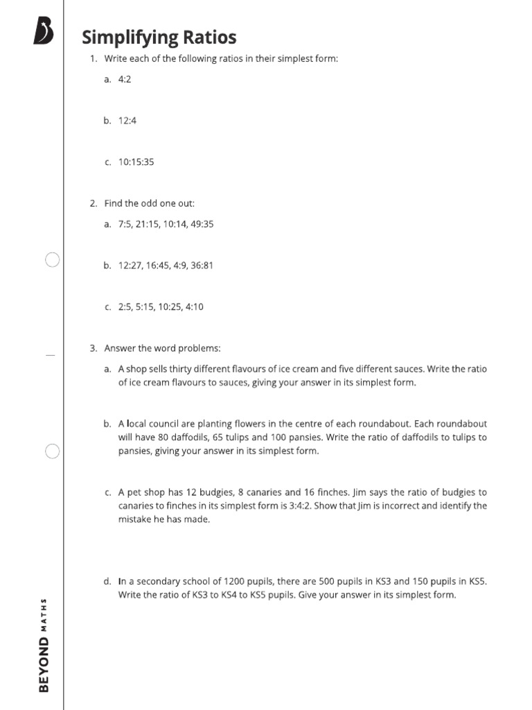 Year 7 Worksheet-3 | PDF