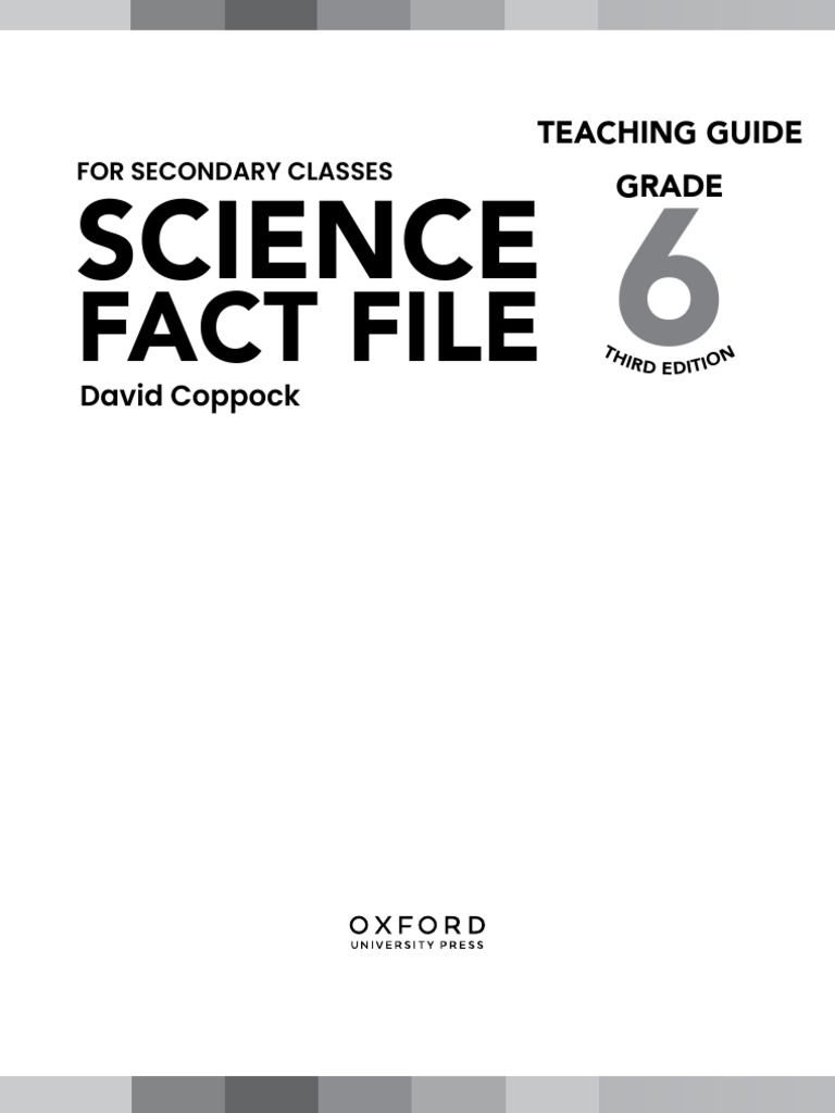 Science Fact File TG 1 15 Aug2023 | PDF