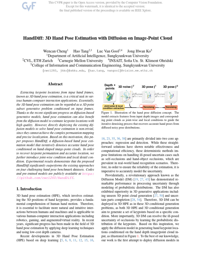 Cheng HandDiff 3D Hand Pose Estimation With Diffusion On Image-Point ... Cheng HandDiff 3D Hand Pose Estimation With Diffusion On Image-Point ...
