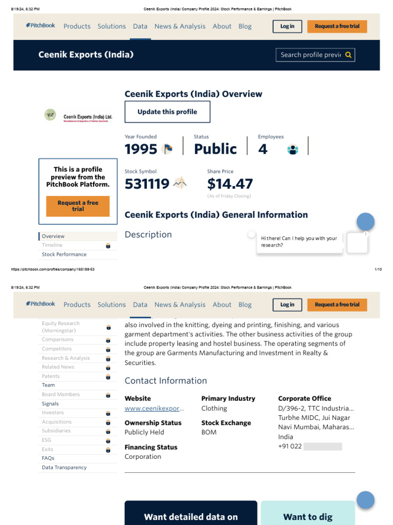 Pitch Book | PDF