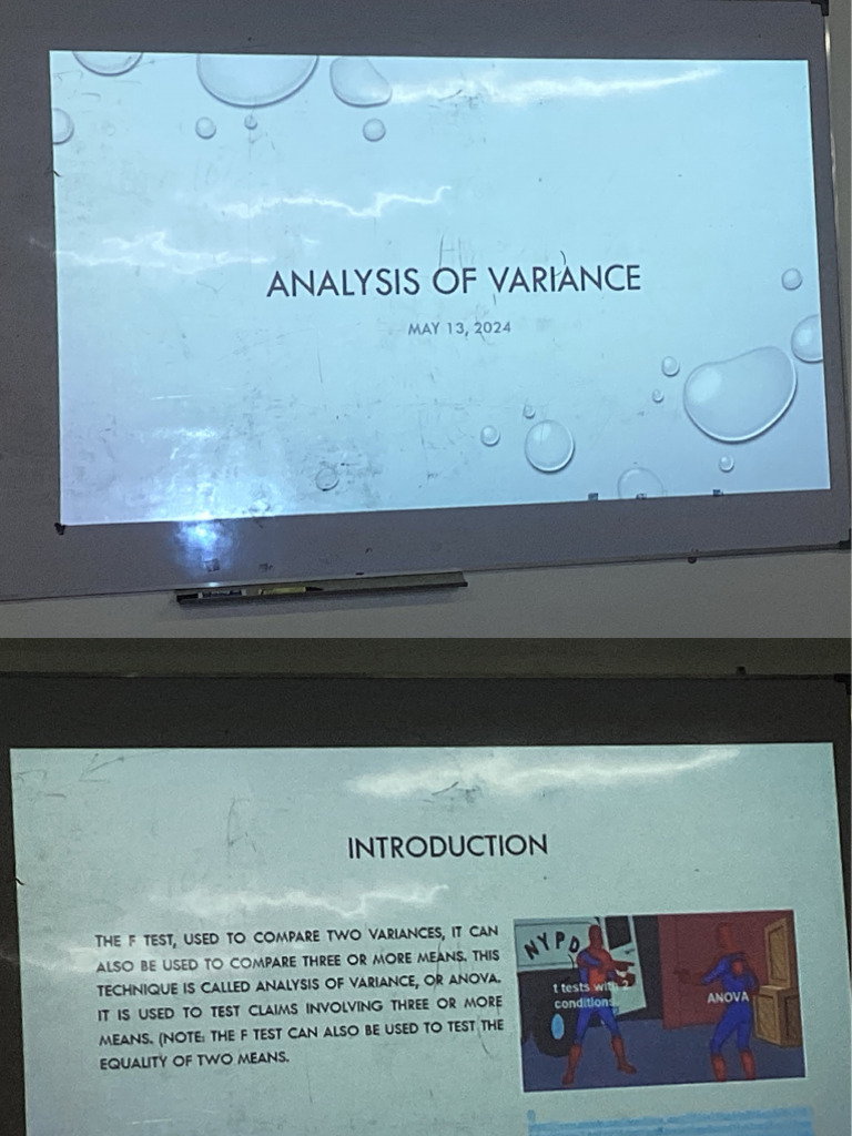 Analysis of Variance | PDF