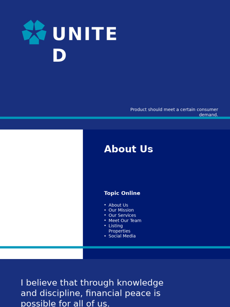 United PowerPoint Template | PDF