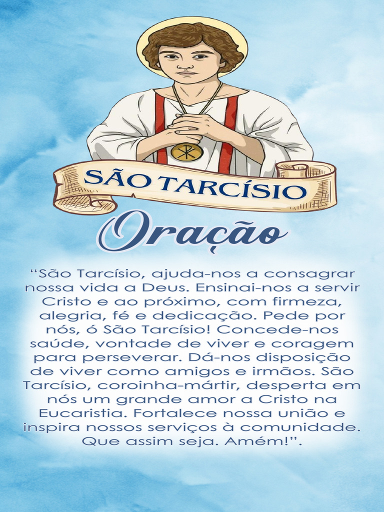 Oração São Tarcisio PDF | PDF