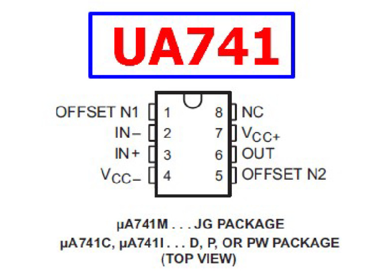 UA741 Datasheet Pinout 1 | PDF