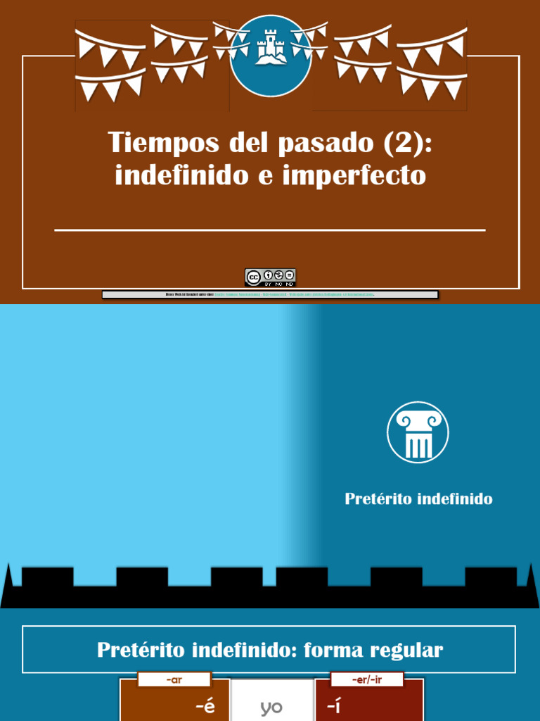 O - Tiempos Del Pasado - 2 - Indefinido - Imperfecto | PDF