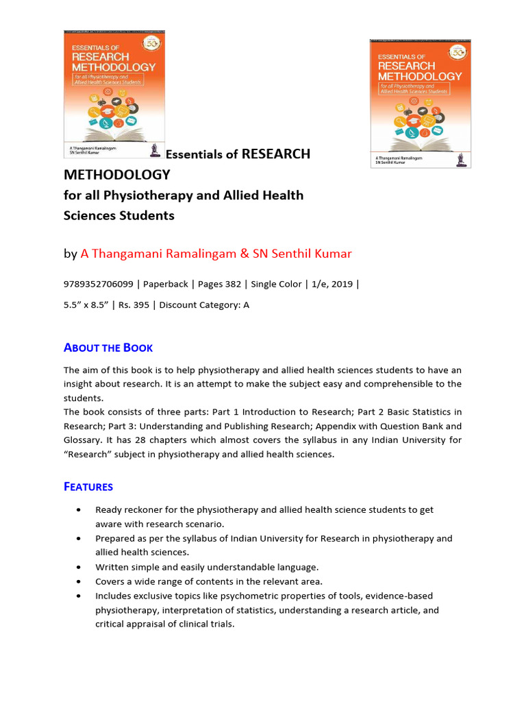 Essentials of Research Methodology For A | PDF