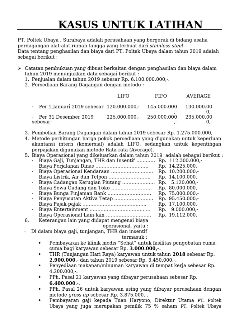 Contoh Soal Jawab | PDF