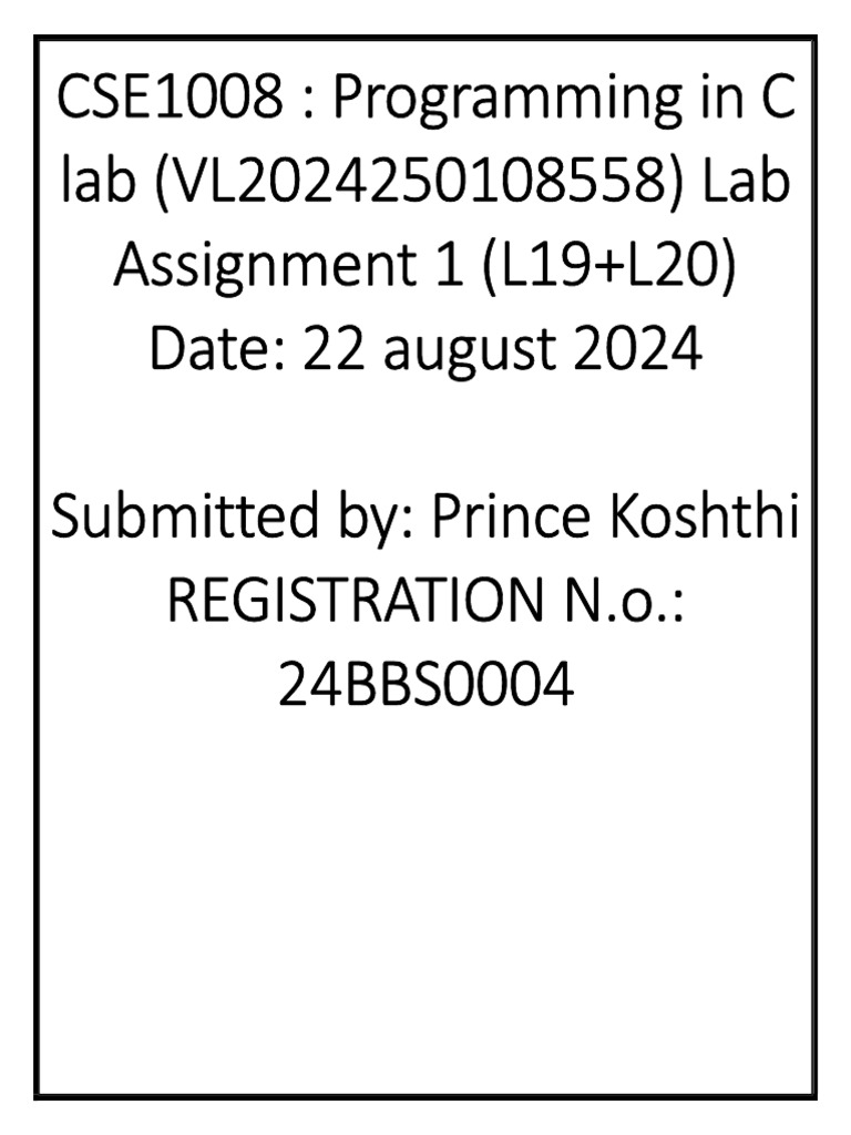 C Language Questions | PDF