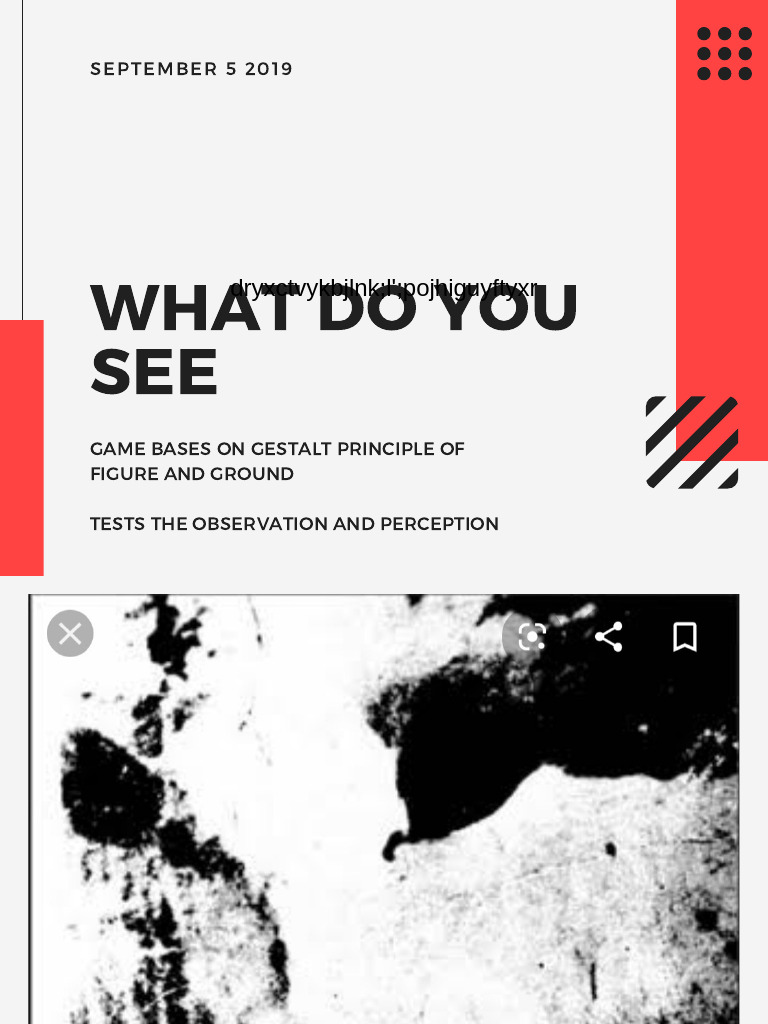 What Do You See | PDF