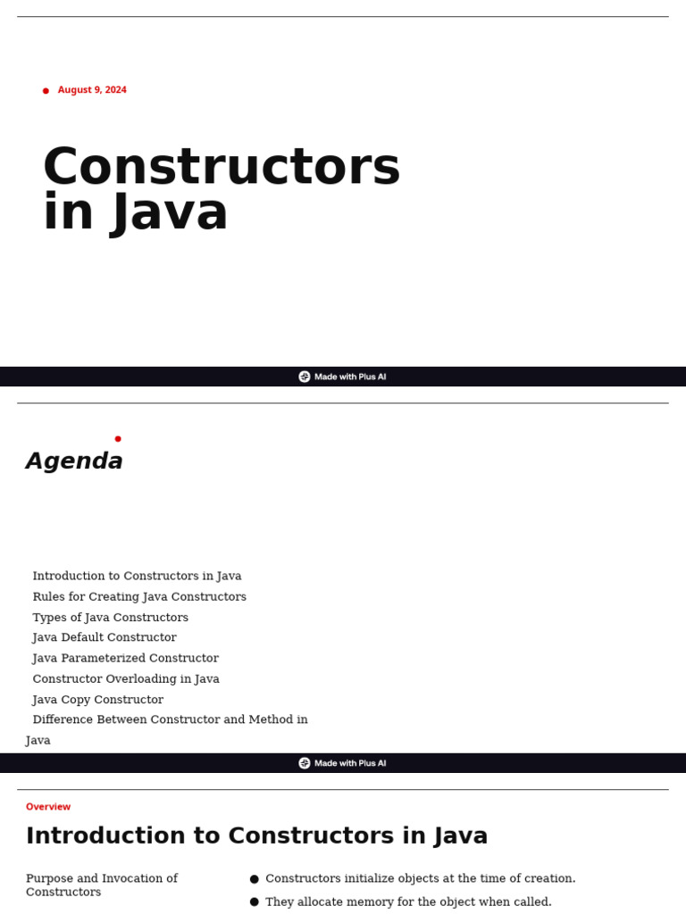 Constructors in Java | PDF Constructors in Java | PDF