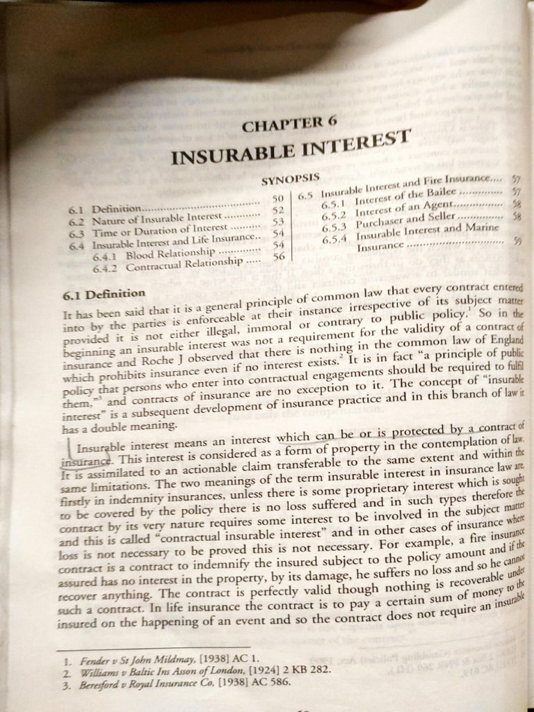 Insurable Interest | PDF