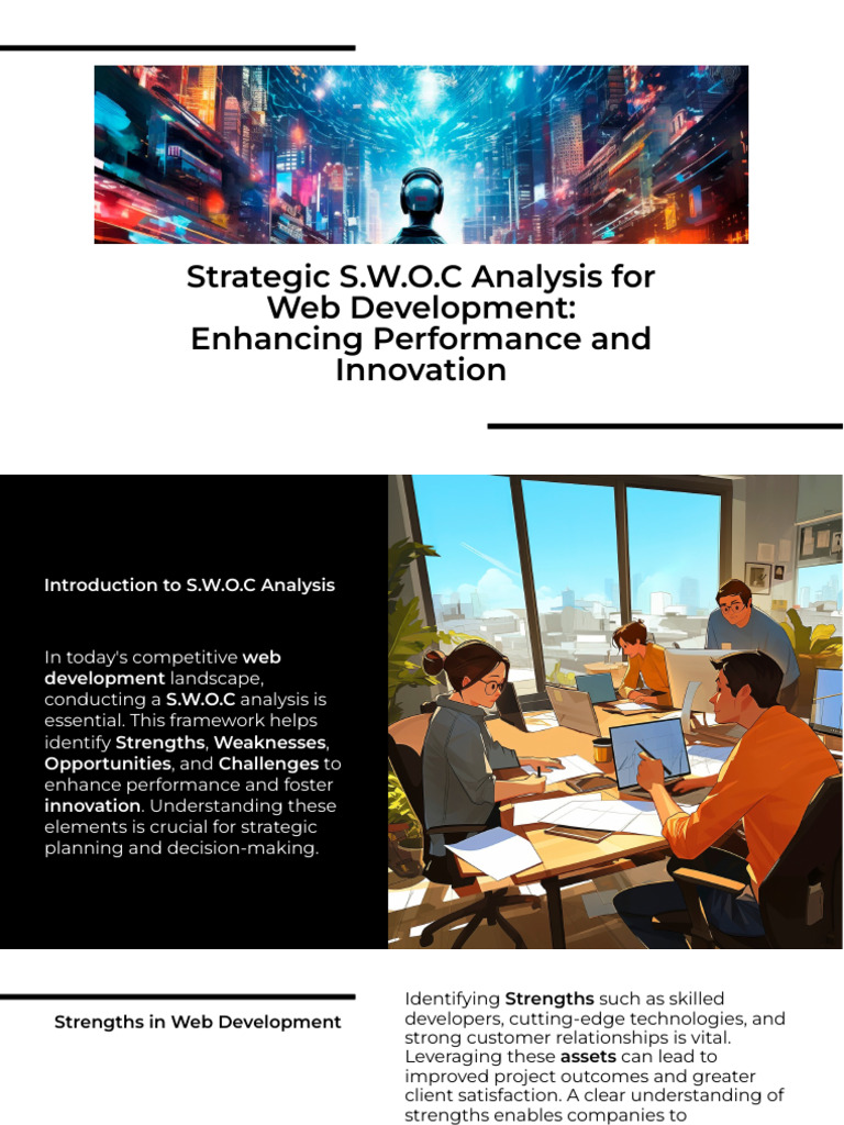 SWOC Analysis | PDF