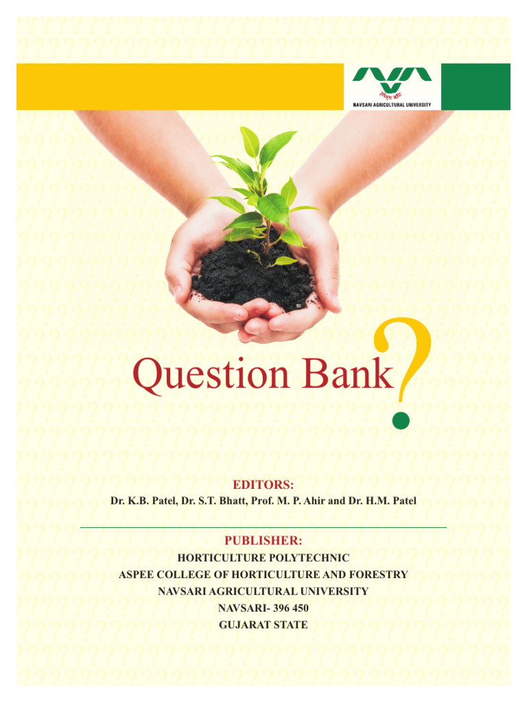 Question Bank Book Design | PDF