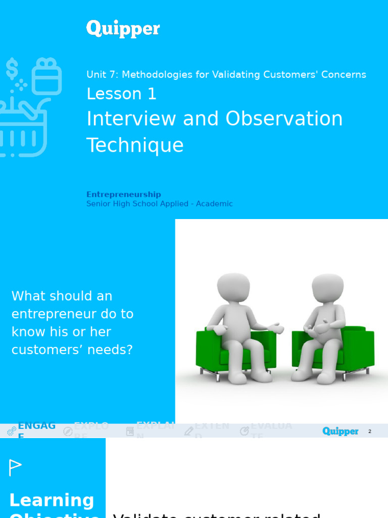 Entrep Unit 7 Lesson 1 | PDF