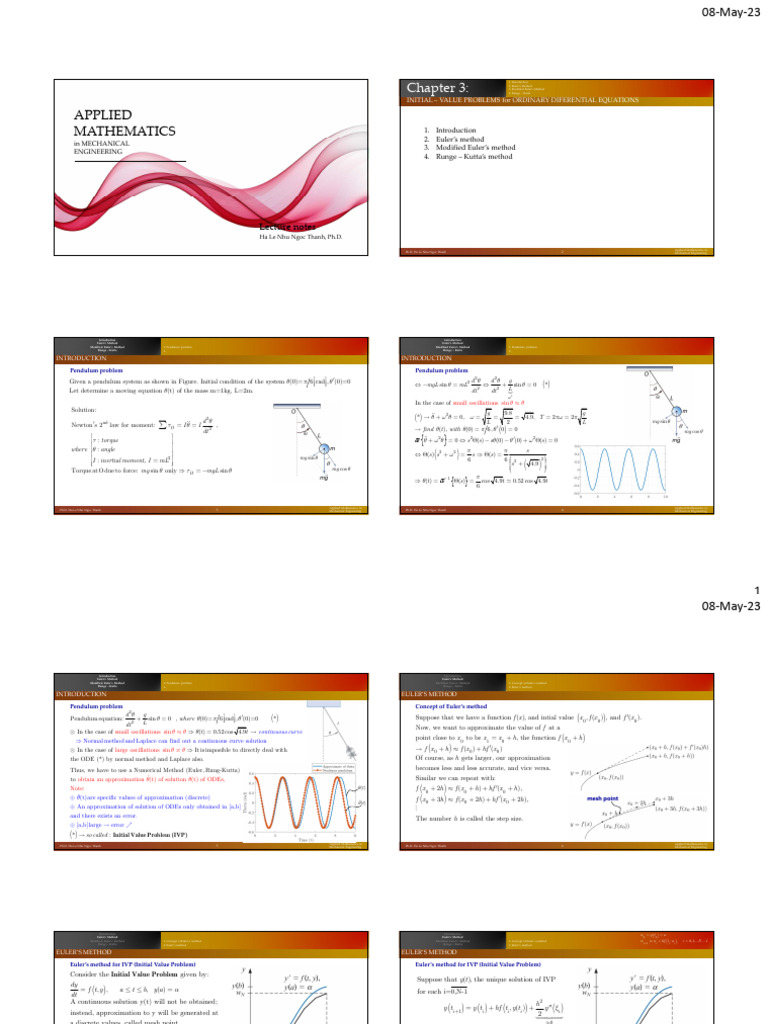 Chapter 2-Numerical methods | PDF