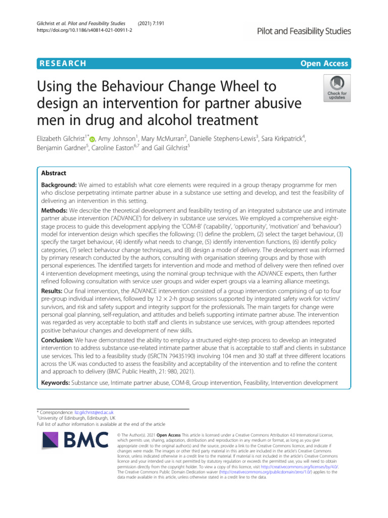 Using The Behaviour Change | PDF
