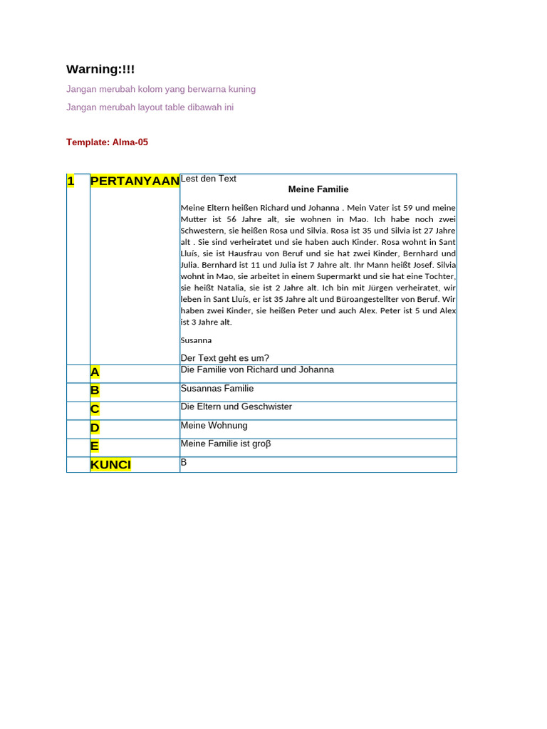 Pts Bhs. Jerman Xi - I - 2023 | PDF