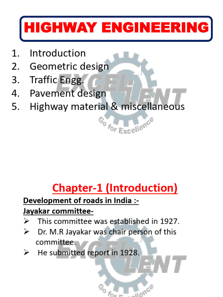 Highway Engg. Complete Theory Notes PDF | PDF | Friction | Surveying