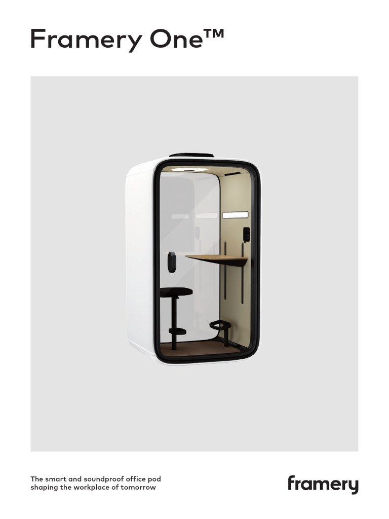 Framery One Product Guide 2024 | PDF