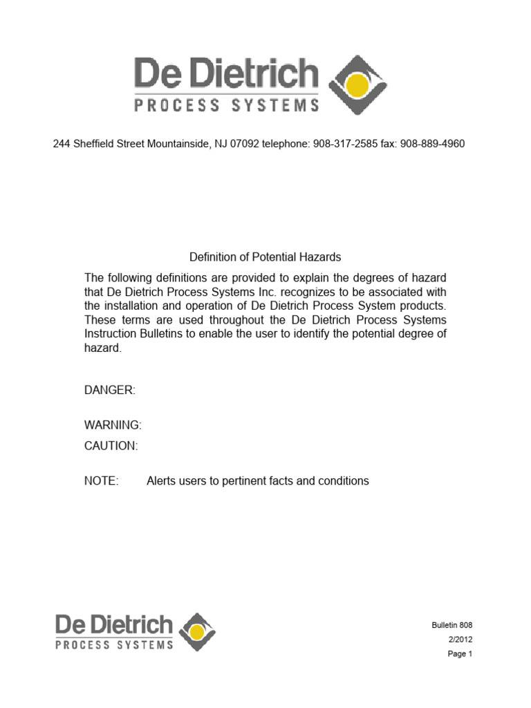 Bulletin 808 DDPS OptiSeal Instructions-1 | PDF