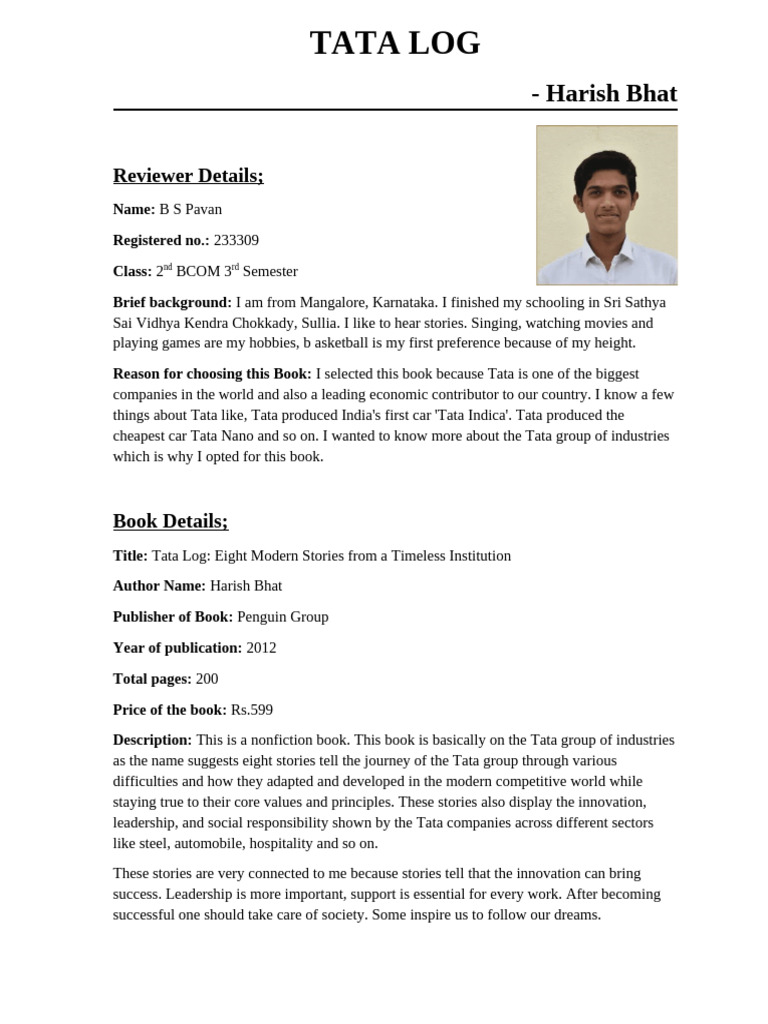 Tata Log: Inspiring Corporate Journeys | PDF | Books | Business