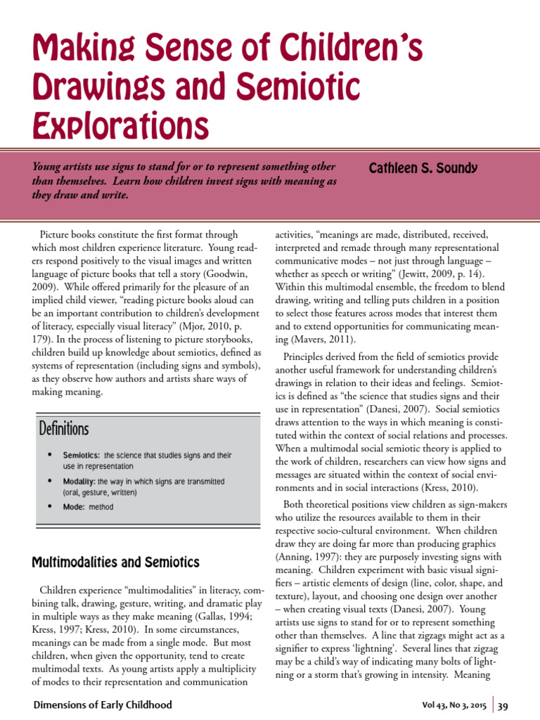 Making Sense of Children's Drawings | PDF