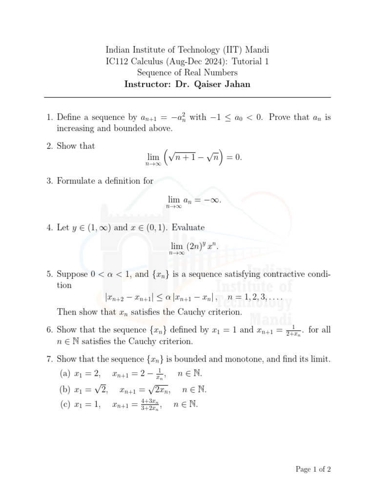 IC112 Tutorial 01 | PDF