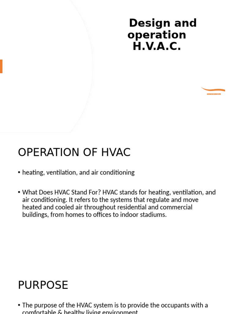 HVAC System Purpose and Components | PDF | Finance & Money Management ...
