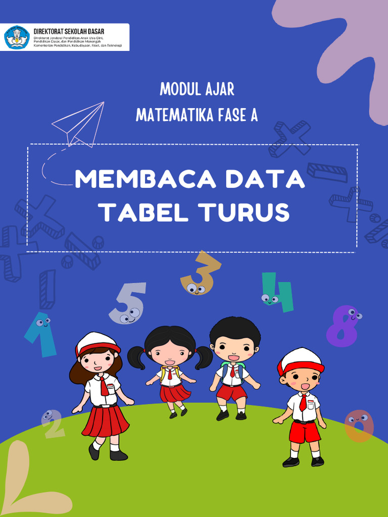 Modul Ajar Matematika - Membaca Data Tabel Turus - Fase A | PDF