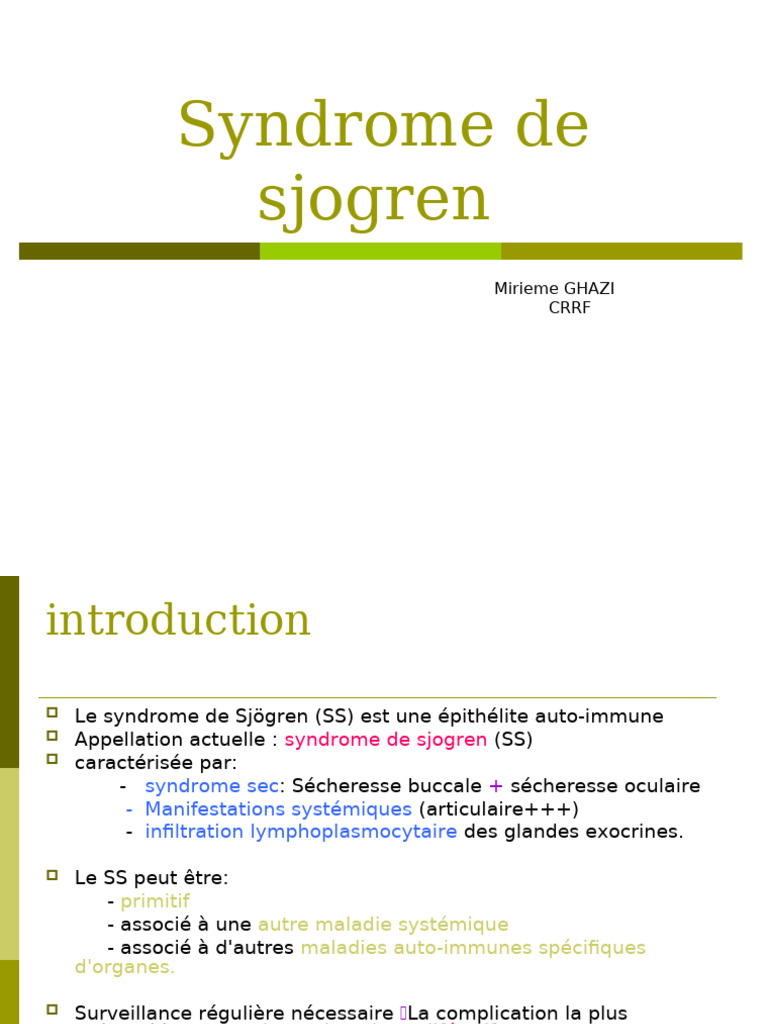 Sjogren | PDF