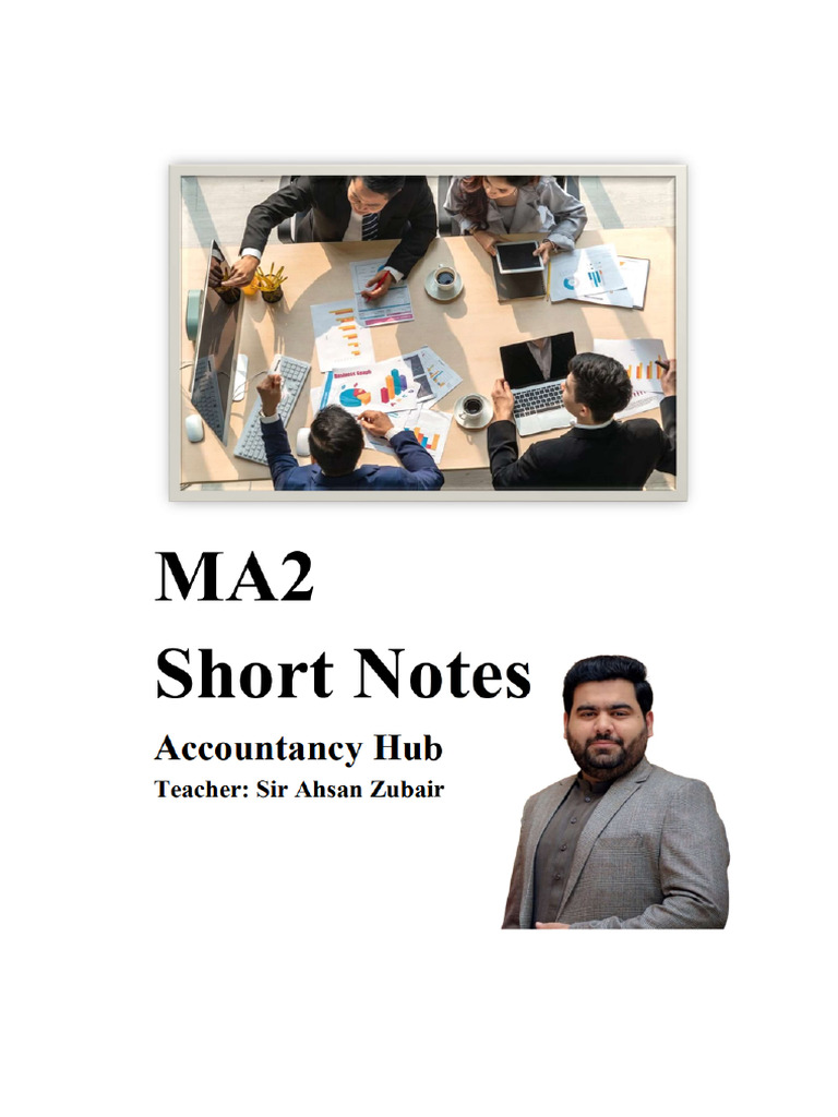 MA2 - Updated - ACCOUNTANCY HUB Short Notes | PDF