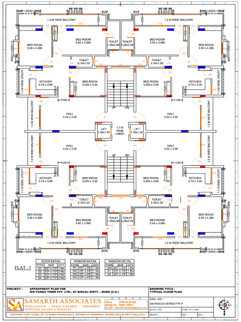 Apartment Typical Floor Plan | PDF