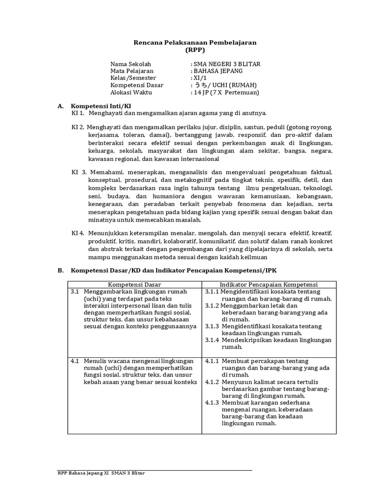 RPP KLS Xi 2023 | PDF