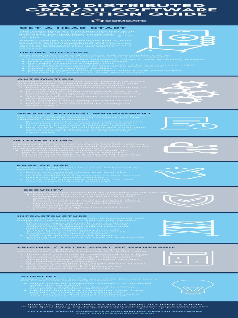 2021+Distributed+CRM311+Software+Selection+Guide+ +comcate | PDF