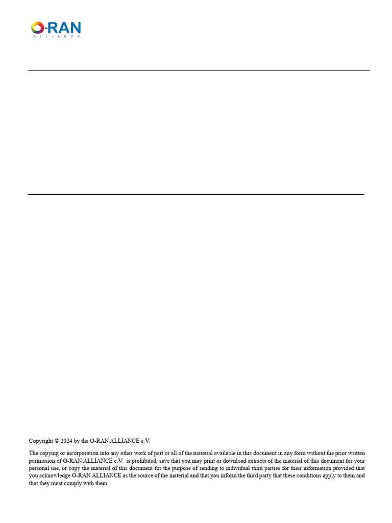 O RAN - WG1.Use Cases Analysis Report R003 v14.00 | PDF | Artificial Intelligence | Business