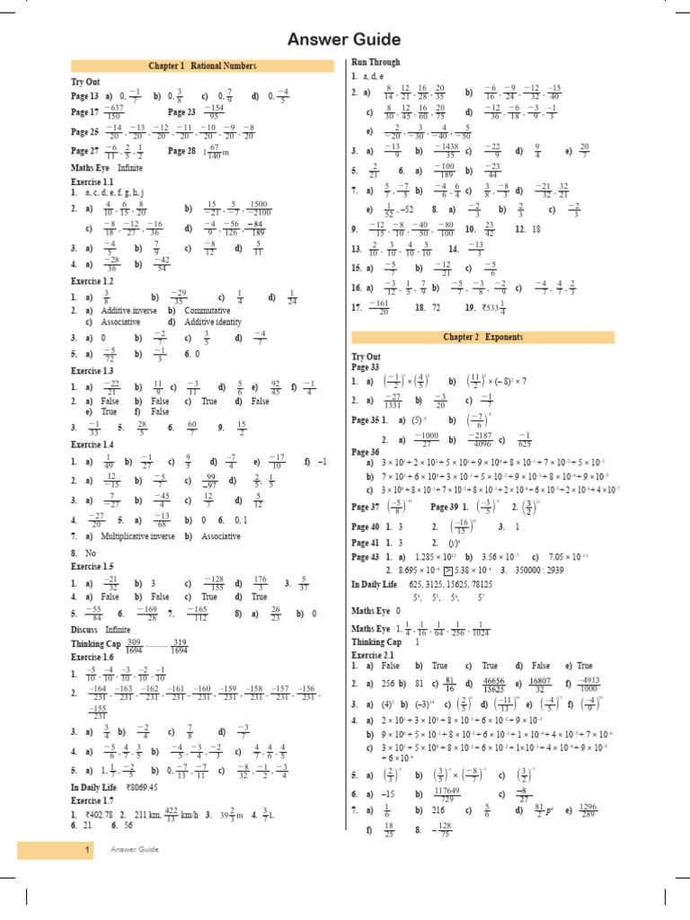 Wow Maths Grade 8 | PDF