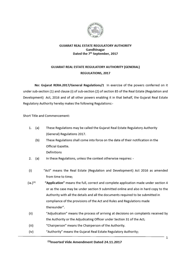 Regulations Amended Till Date | PDF Regulations Amended Till Date | PDF