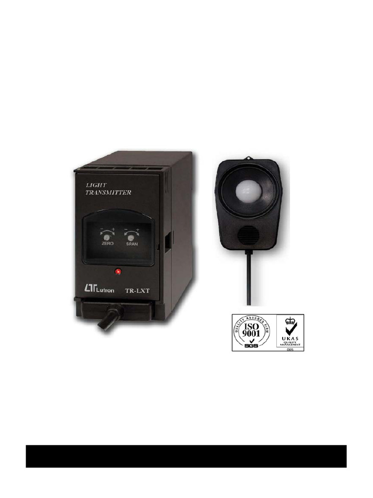 Lux Meter Manual | PDF