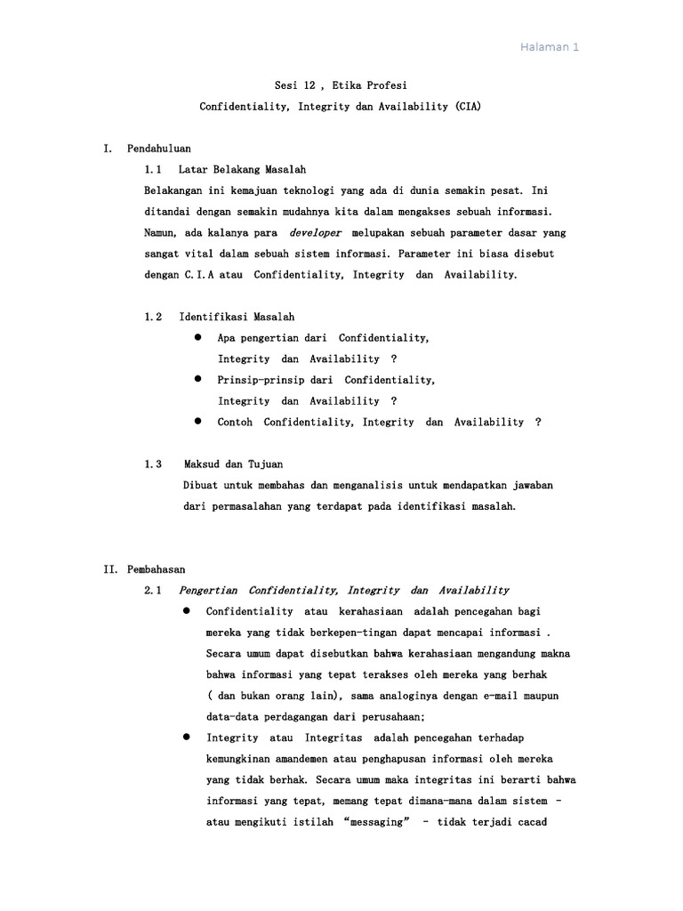 Sesi 12 Etika Profesi | PDF
