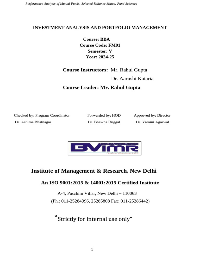 Iapm Course Pack-Mba - Bba | PDF