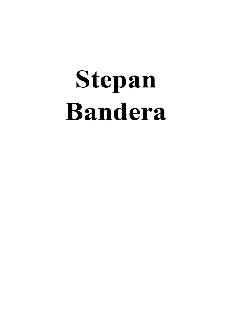 068-Stepan-Bandera | PDF