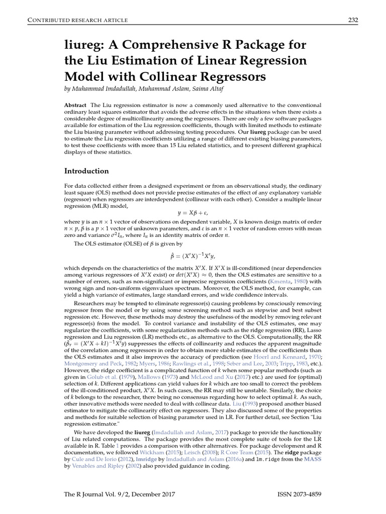 Liu Package | PDF