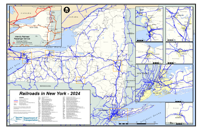 2024 NYS Rail Map | PDF