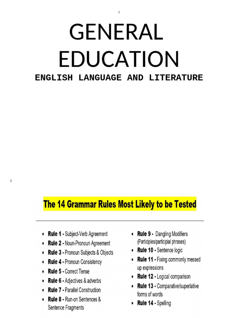 Gen Ed | PDF