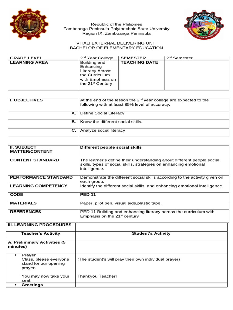 Social Literacy | PDF