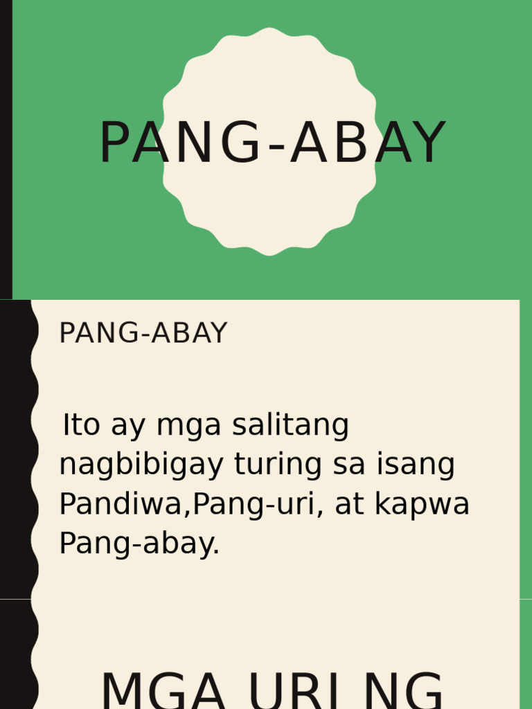 Pang Abay | PDF