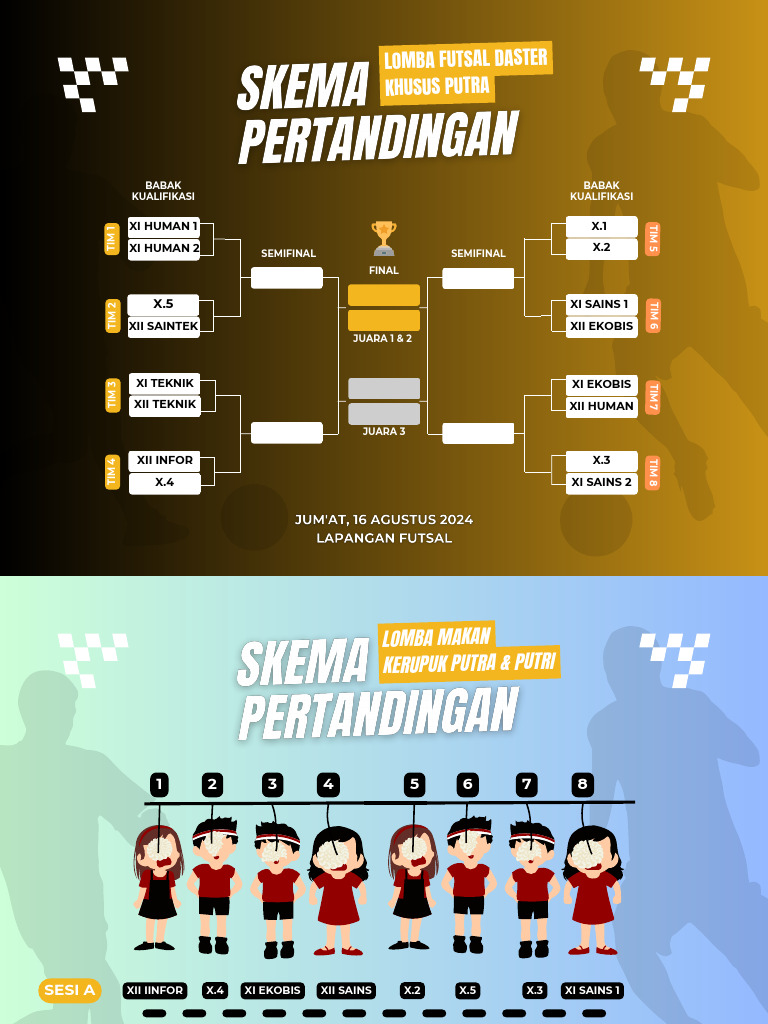 SKEMA PERTANDINGAN LOMBA 17an | PDF
